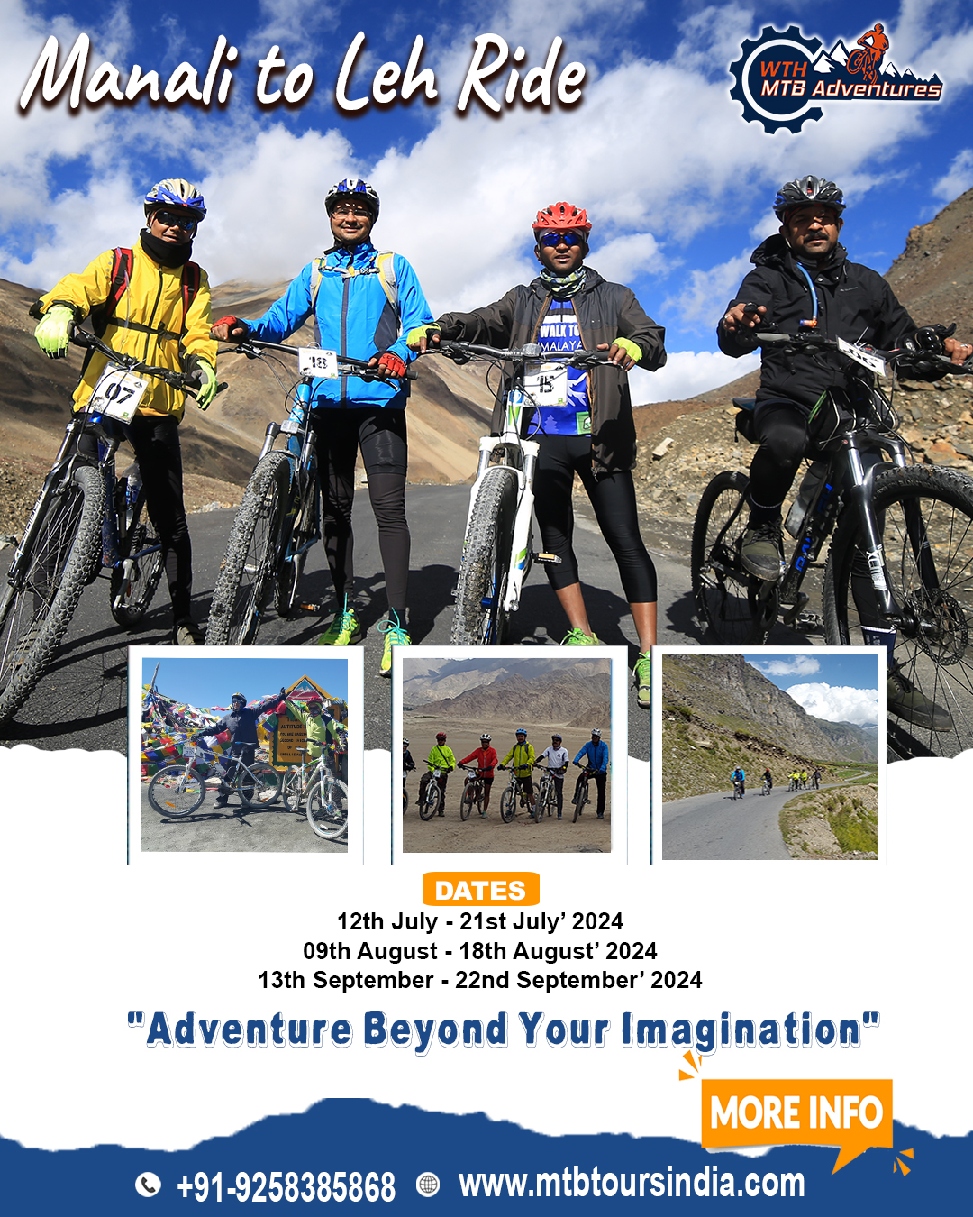 Manali to Leh Ride - WTH MTB - Walk To Himalayas - Mountain Biking ...